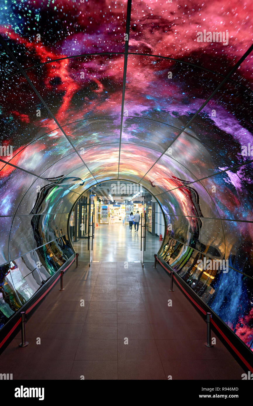 SEOUL, SOUTH KOREA - CIRCA JUNE, 2017: Namsan Seoul Tower 1F- OLED ...