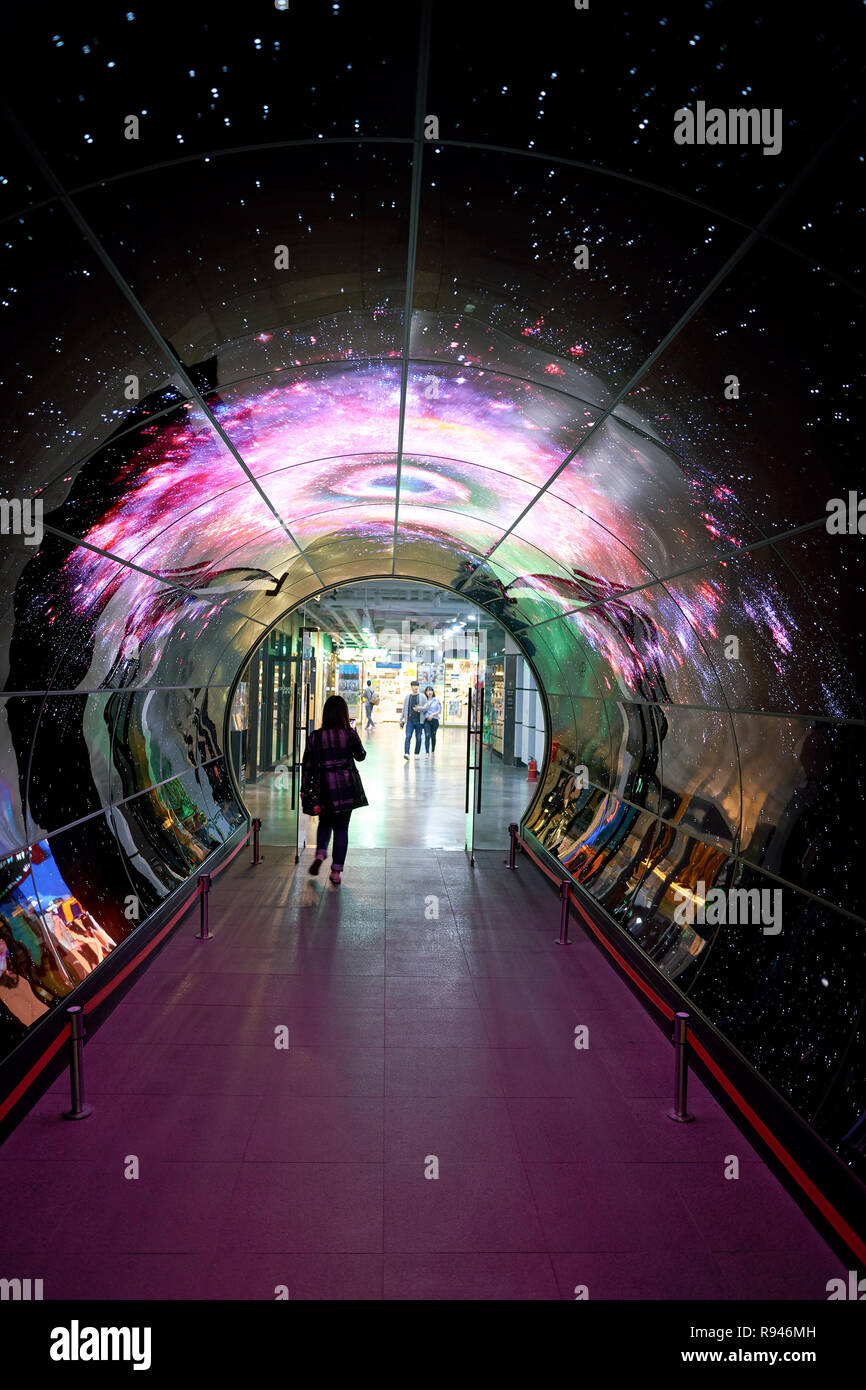 SEOUL, SOUTH KOREA - CIRCA JUNE, 2017: Namsan Seoul Tower 1F- OLED ...