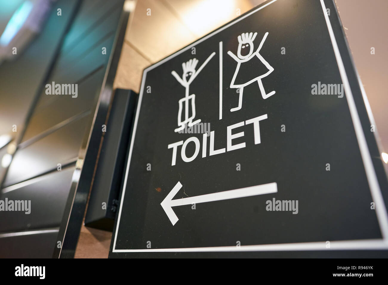 Modern toilet restaurant hi-res stock photography and images - Alamy