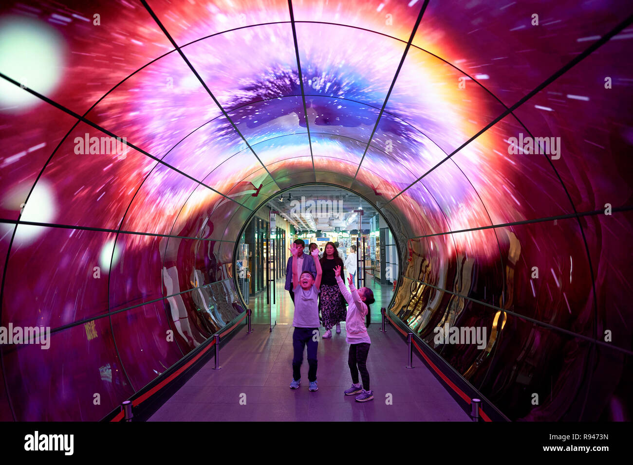 SEOUL, SOUTH KOREA - CIRCA JUNE, 2017: Namsan Seoul Tower 1F- OLED ...