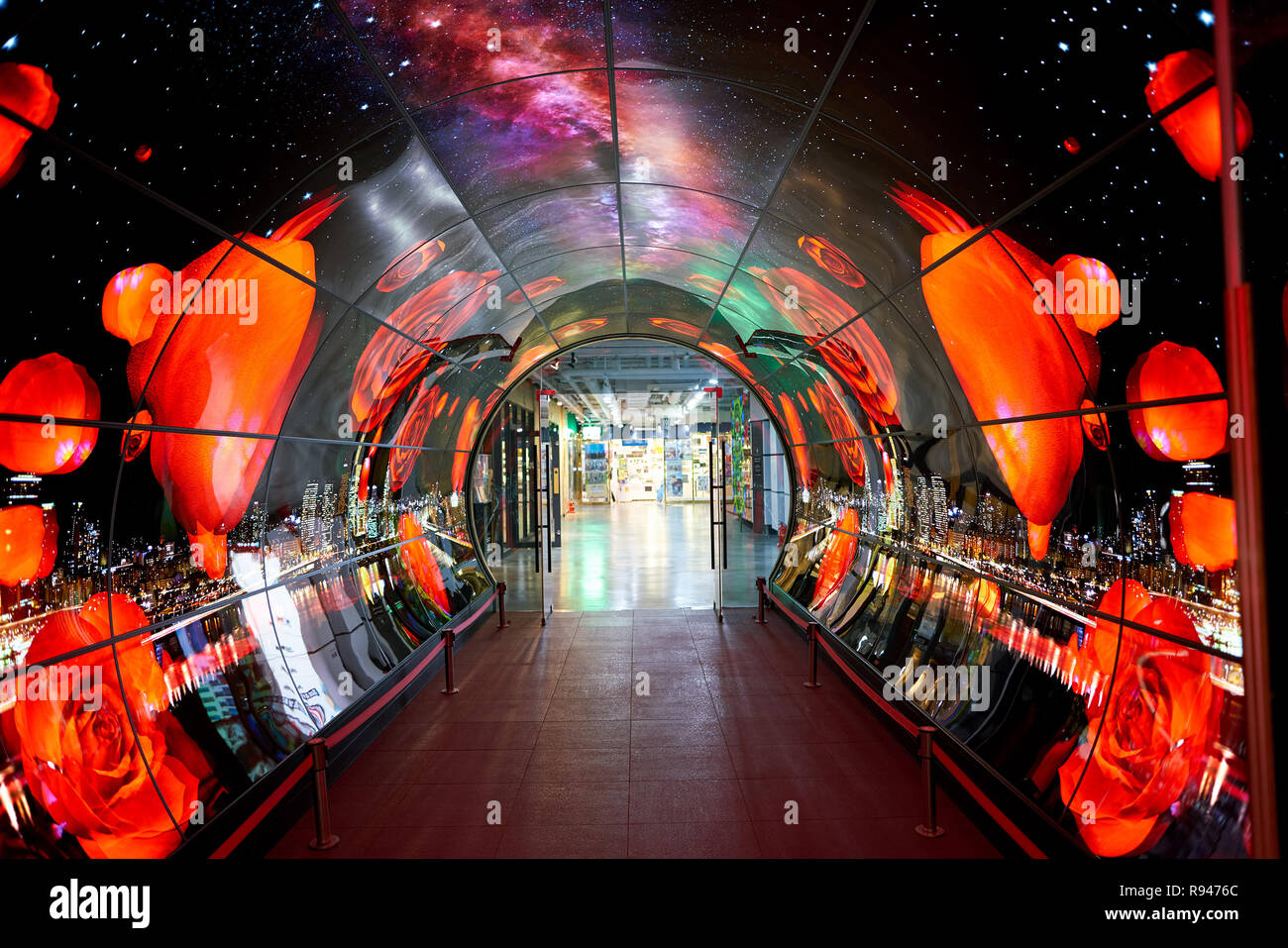 SEOUL, SOUTH KOREA - CIRCA JUNE, 2017: Namsan Seoul Tower 1F- OLED ...