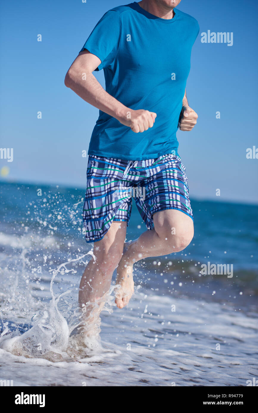 Barefoot running hi-res stock photography and images - Alamy