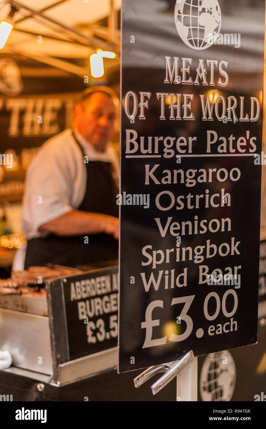 food signs and prices Stock Photo - Alamy