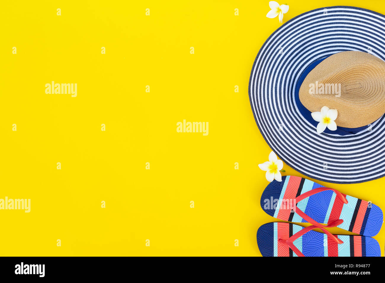 Summer flat lay scenery Stock Photo - Alamy