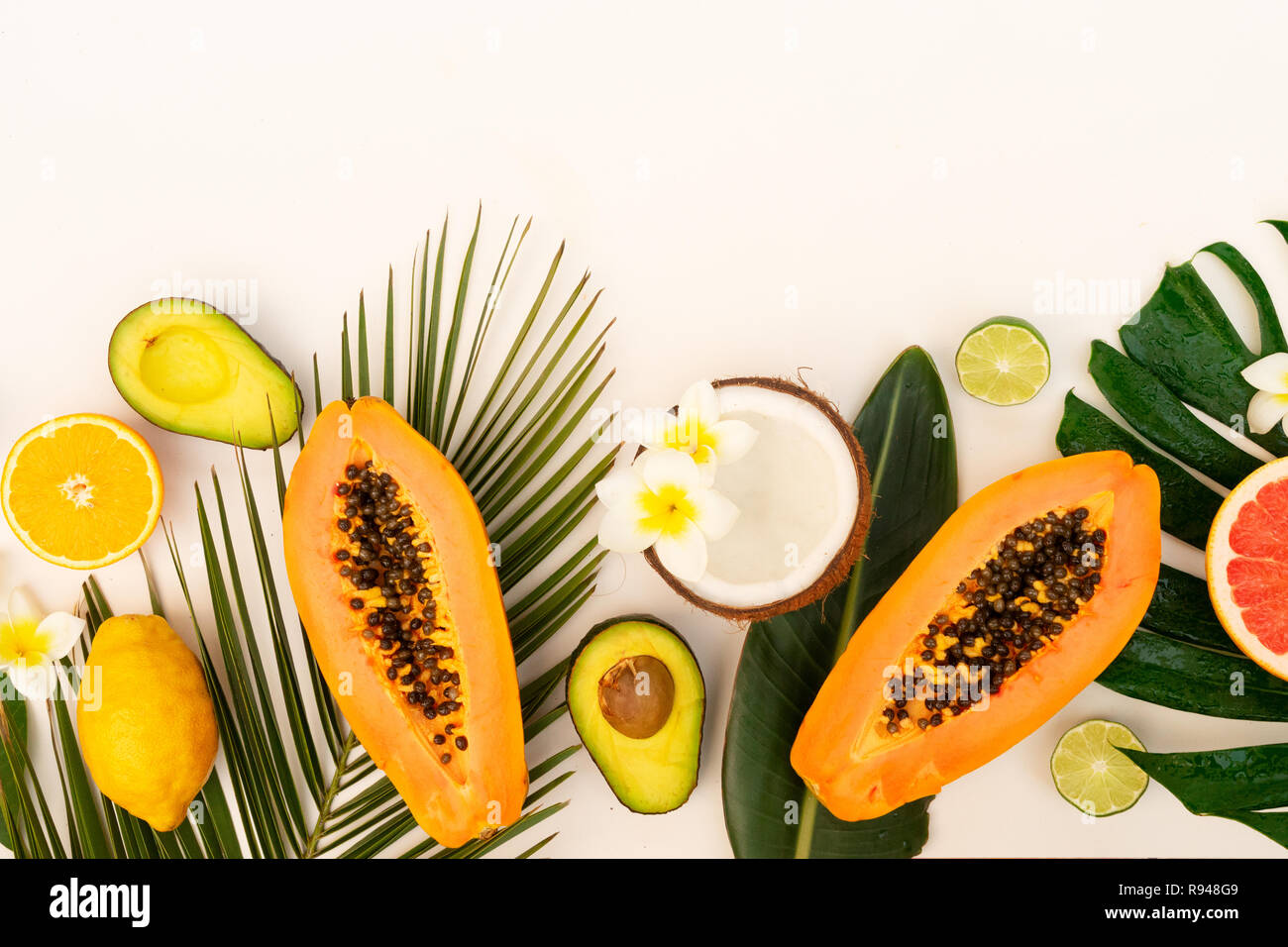 summer fresh fruits Stock Photo - Alamy