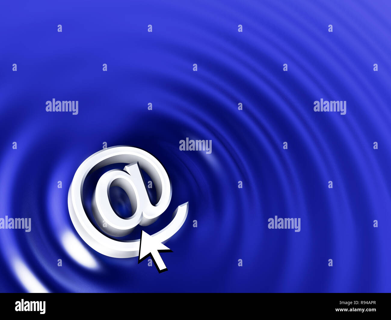 Email - Internet concept. Background of blue color Stock Photo - Alamy