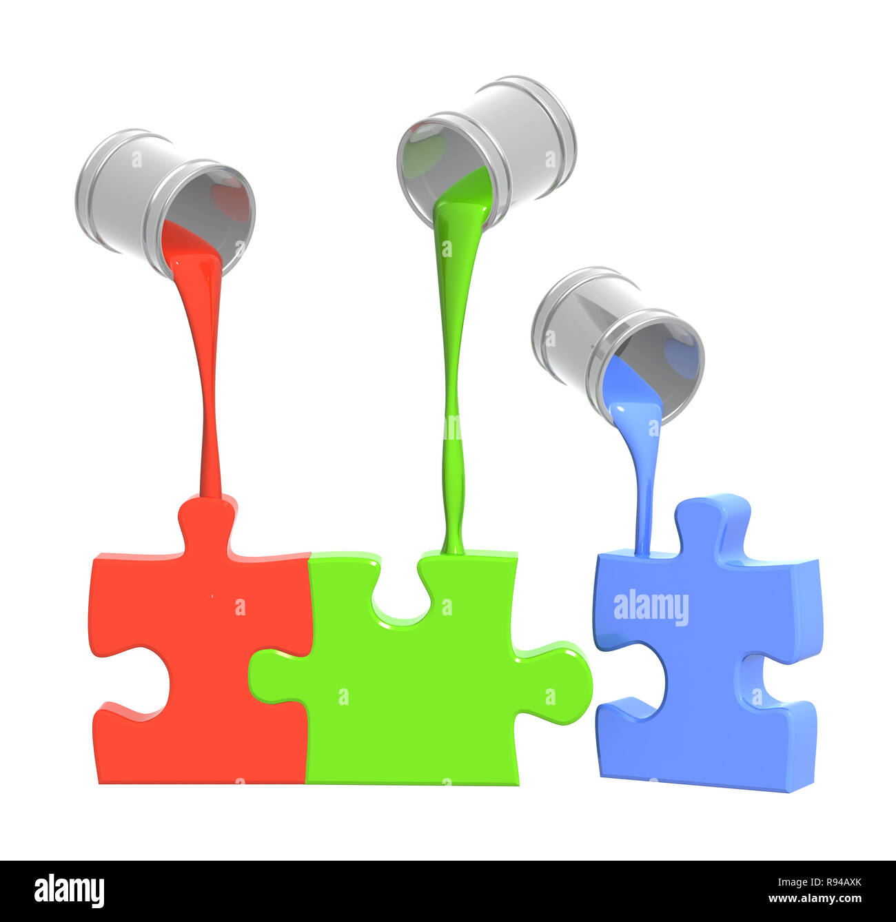 Rgb painting Cut Out Stock Images & Pictures - Alamy