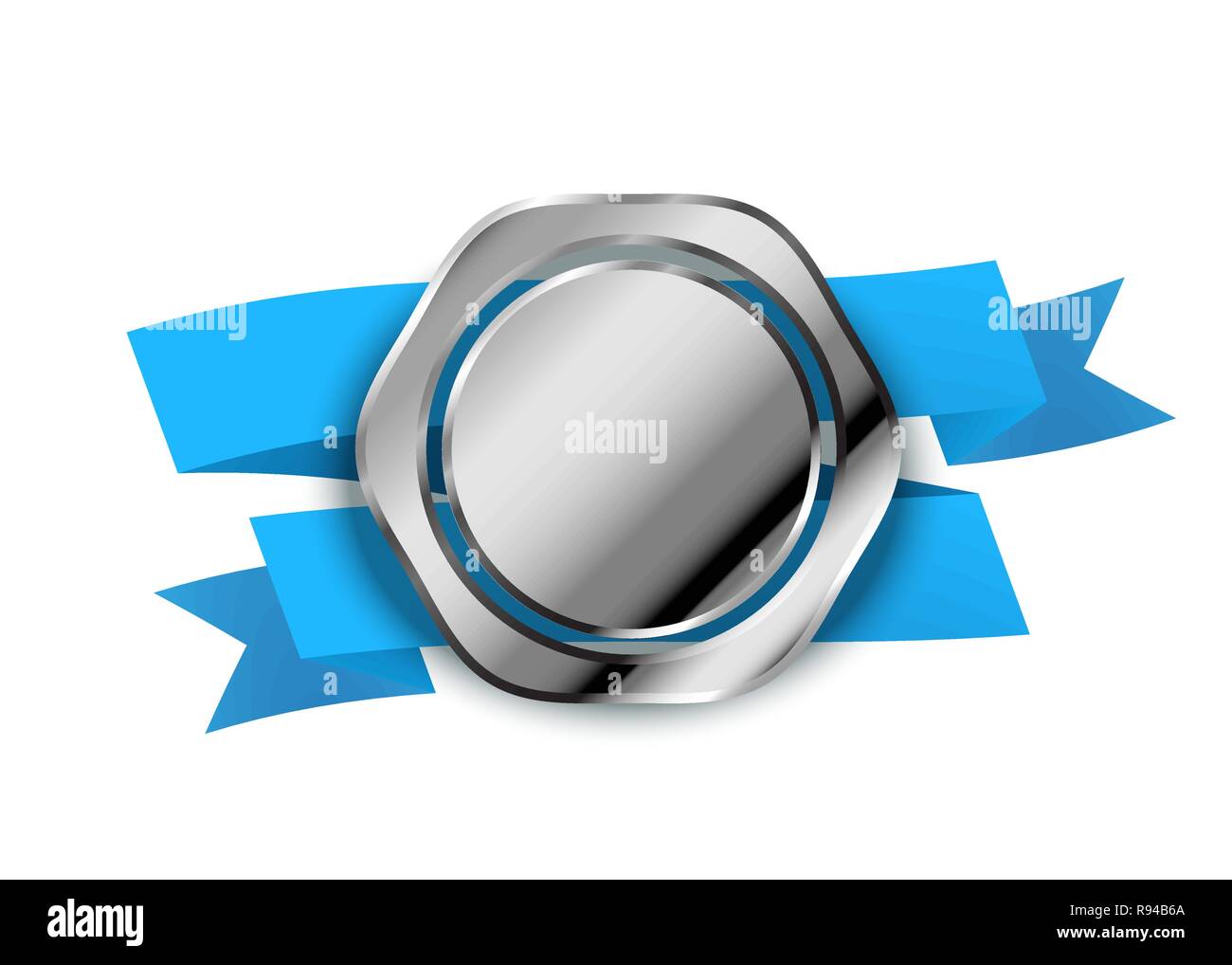 Antique silver frame isolated on Stock Vector Images - Alamy