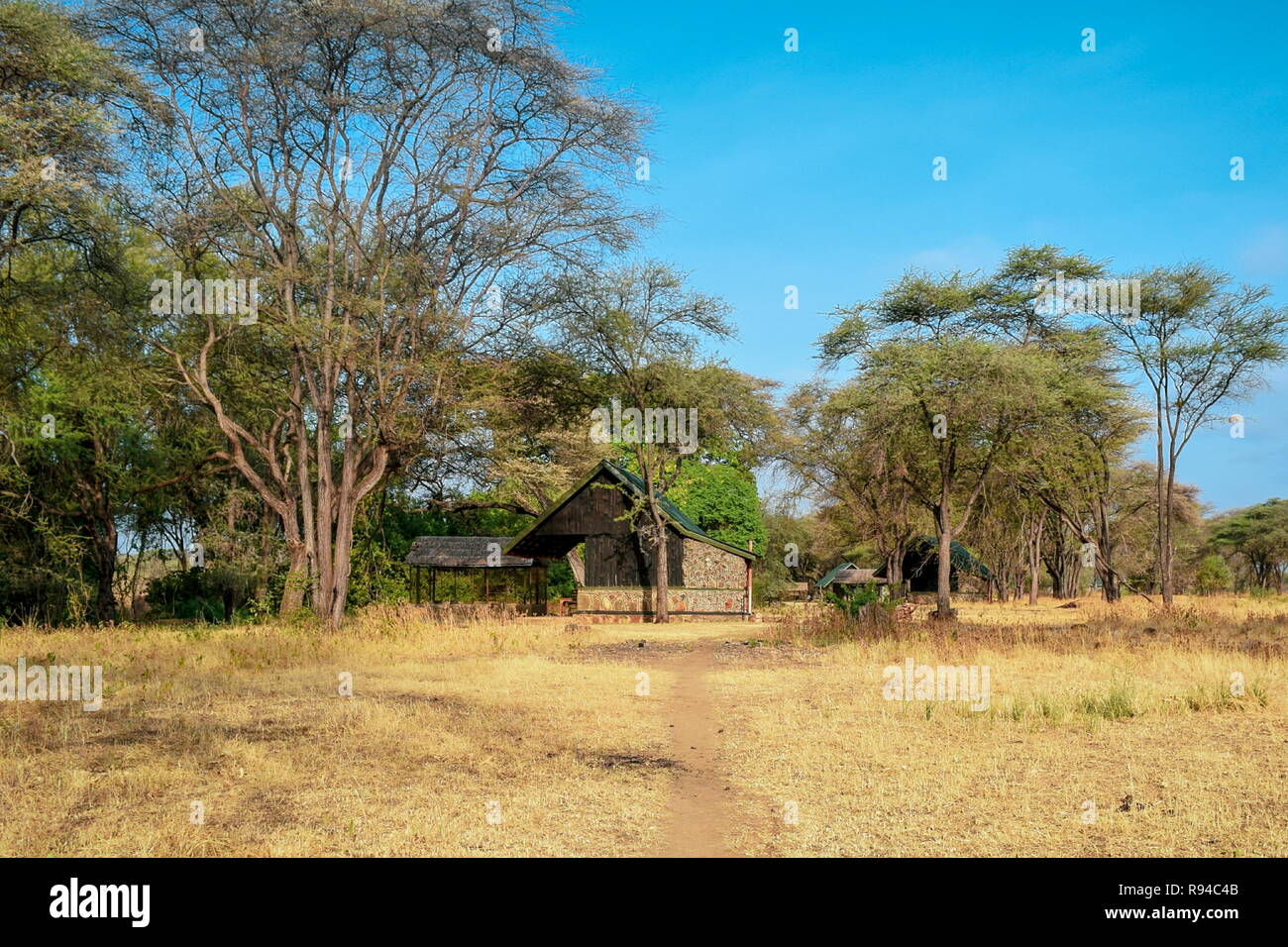 A cabin in the forest, Meru National Park, KENYA Stock Photo - Alamy