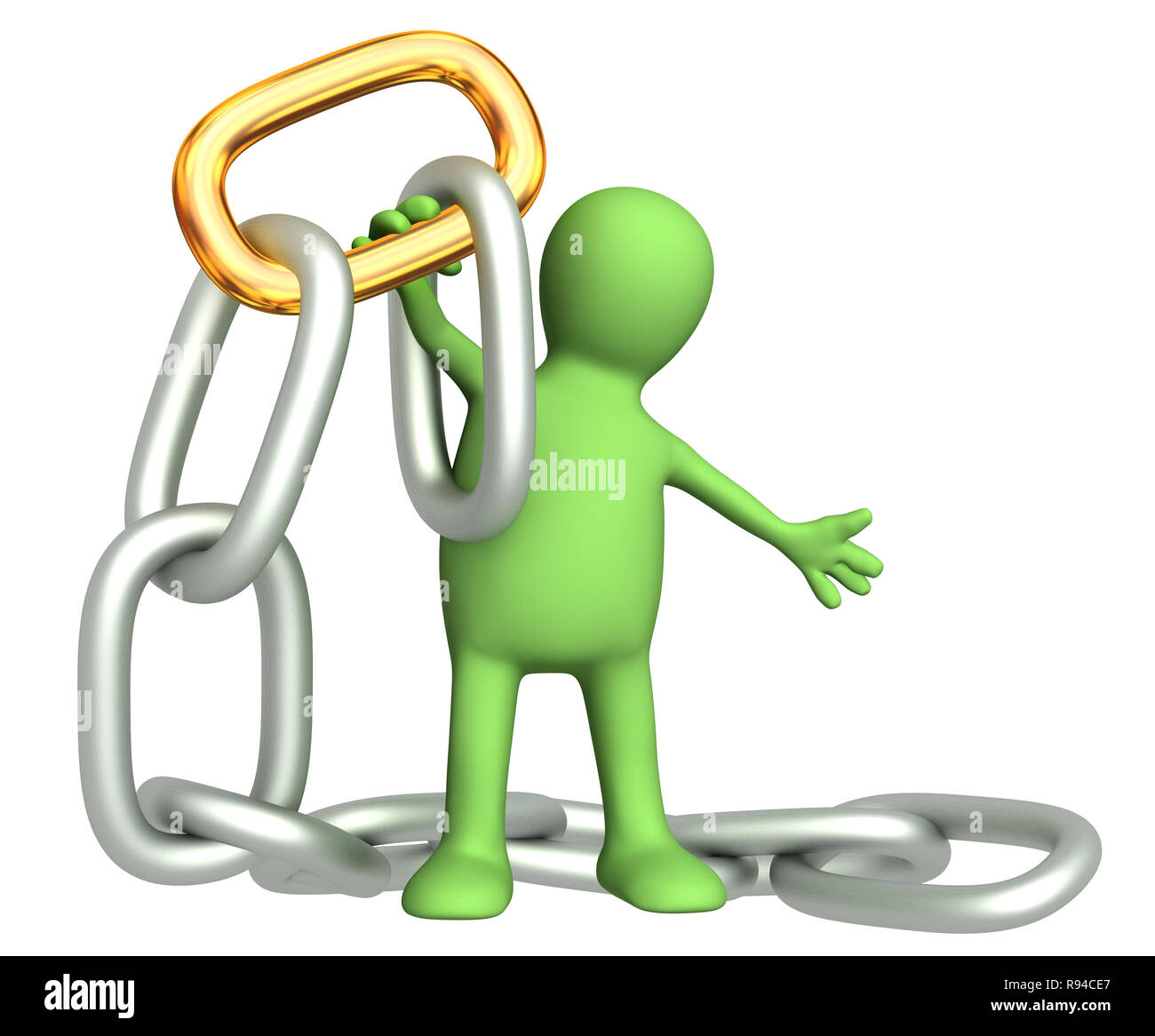 Gold chain link hi-res stock photography and images - Alamy