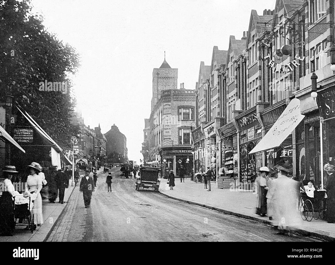 High Street, Sutton, London Stock Photo - Alamy