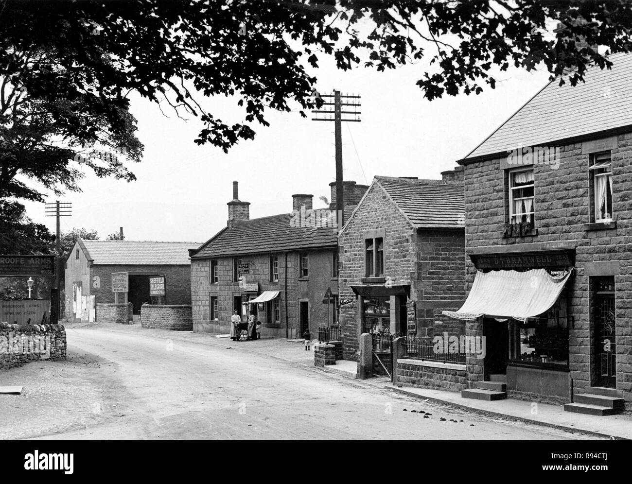 Town end Black and White Stock Photos & Images - Alamy