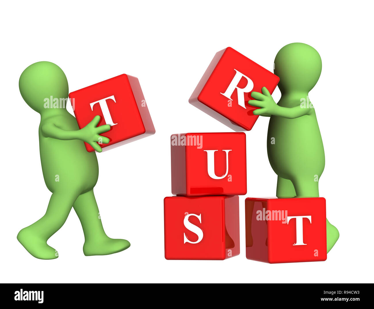 3d Human Puzzle Green Business White Success Teamwork High Resolution ...