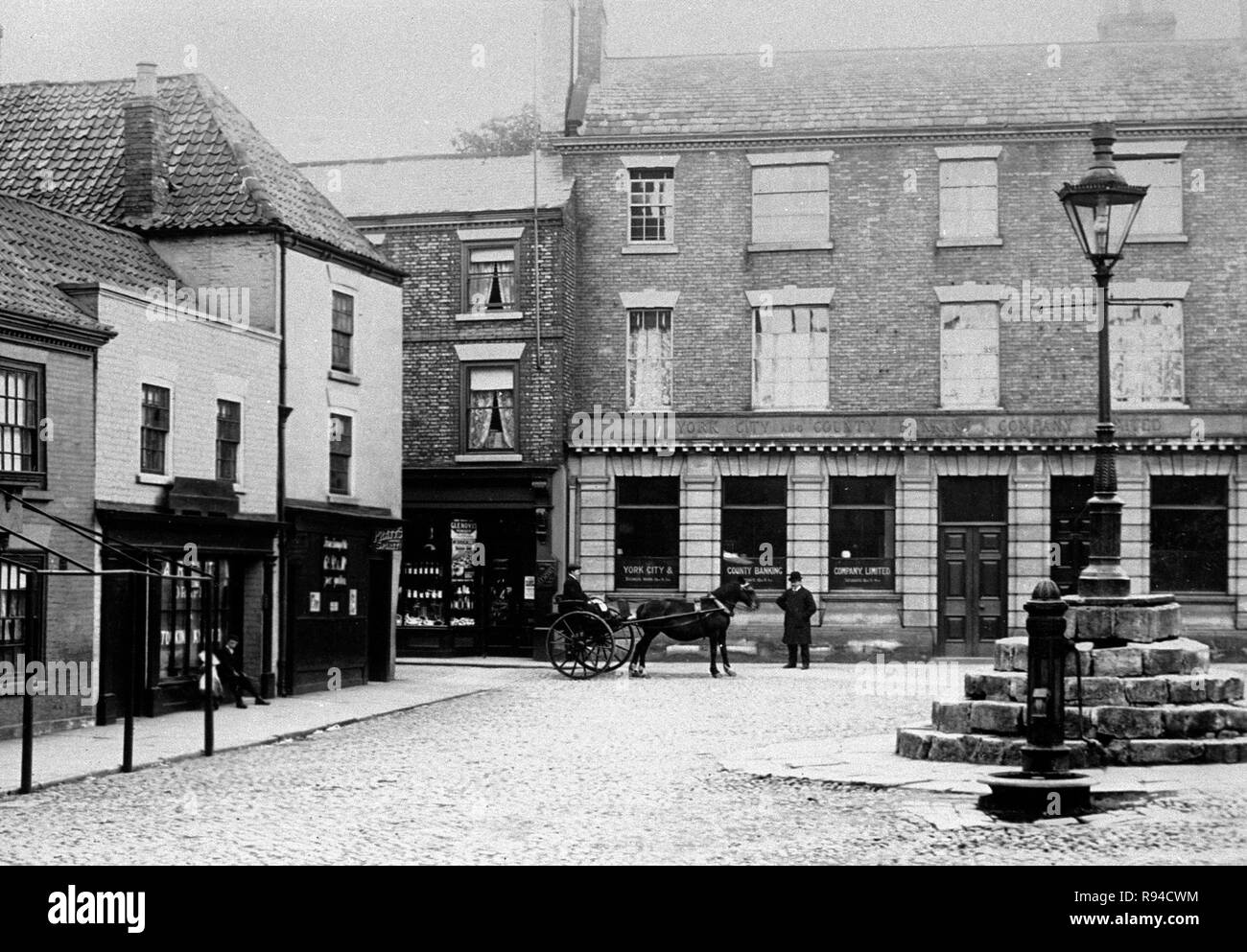 Market Place, Howden Stock Photo - Alamy