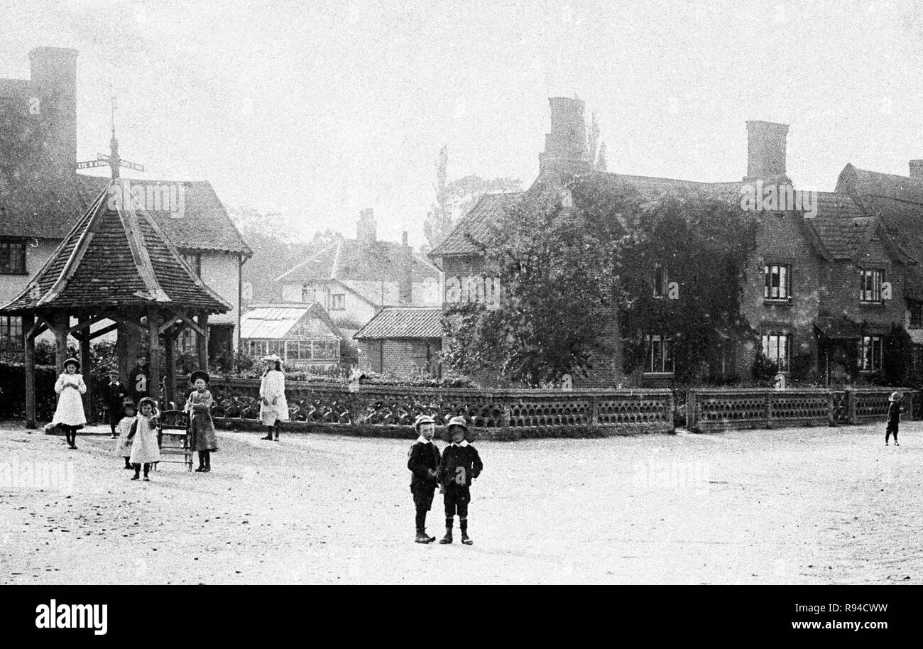 Cross Street, Hoxne Stock Photo - Alamy