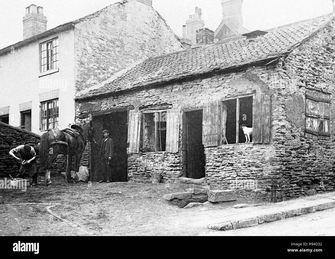 Old Smithy, Kimberworth Stock Photo - Alamy