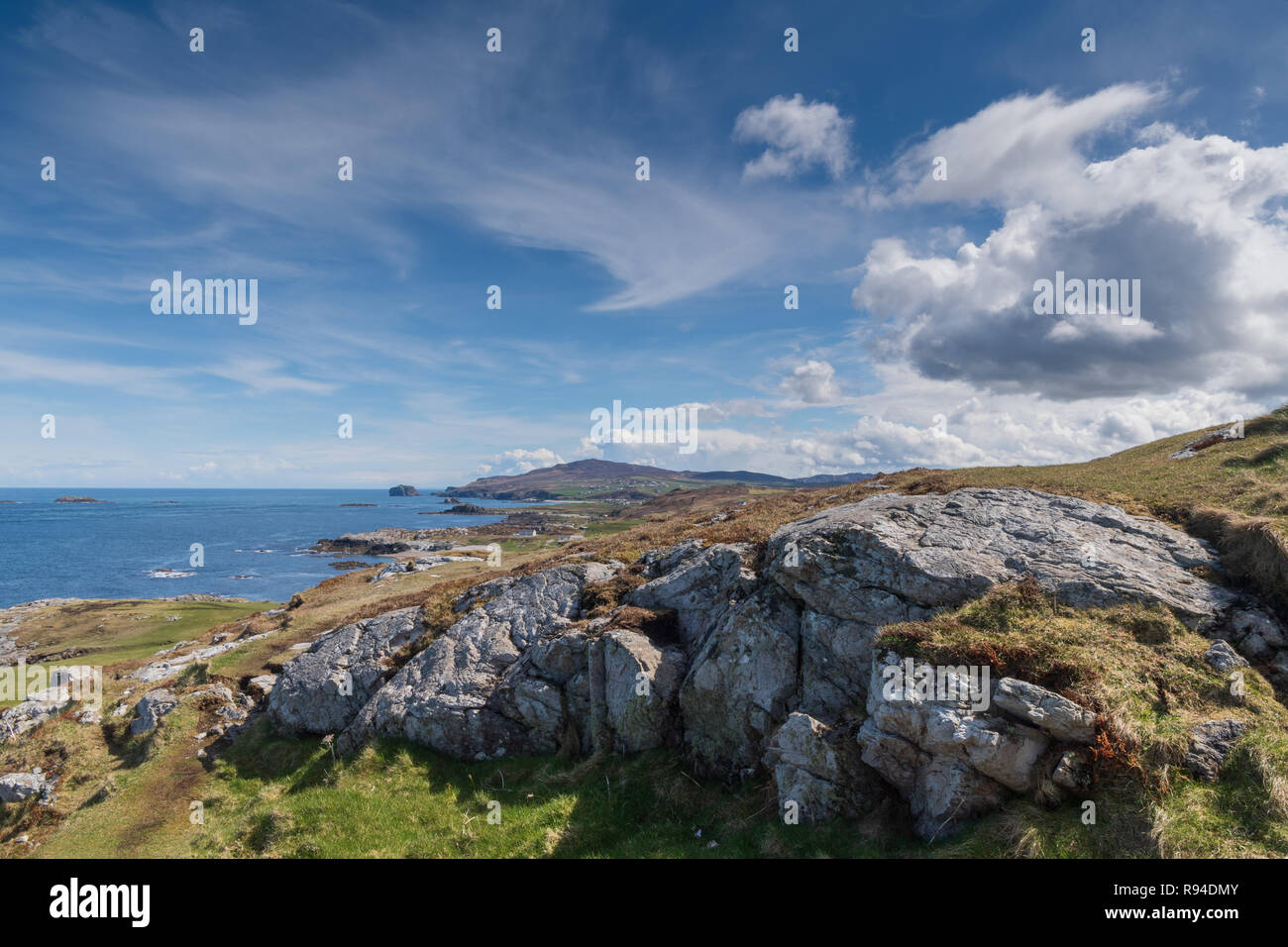View of Inishowen Peninsula, Donegal, Ireland Stock Photo - Alamy