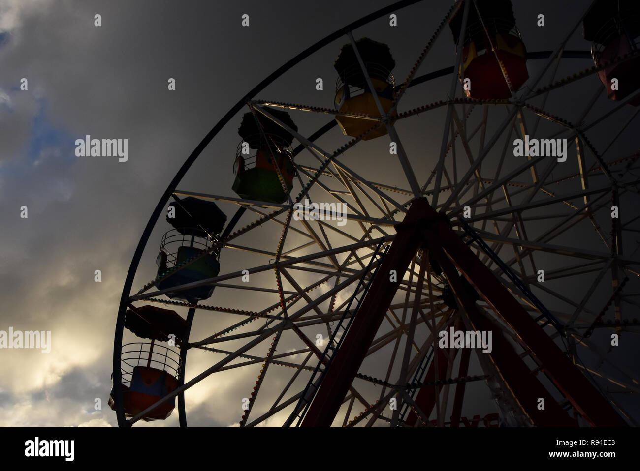 Scarborough fairground wheel Stock Photo - Alamy