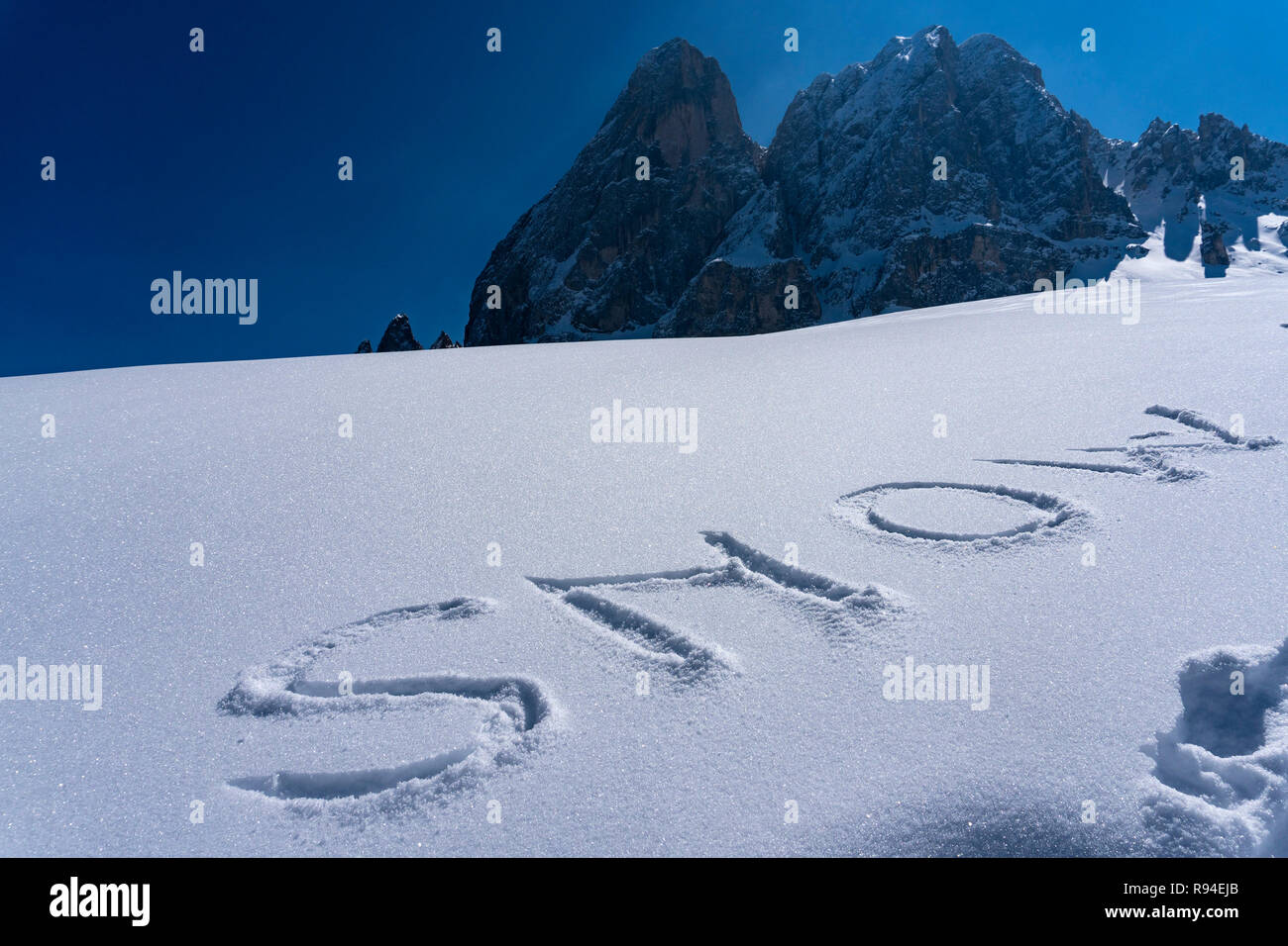 Snow Writing High Resolution Stock Photography and Images - Alamy