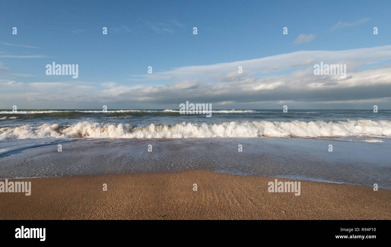 Seashore, stormy sea Stock Photo - Alamy