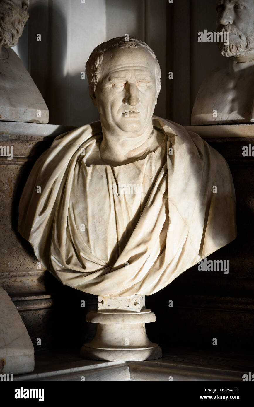 Rome. Italy. Bust portrait of Cicero (ca. 106-43 BC), 1st century AD ...
