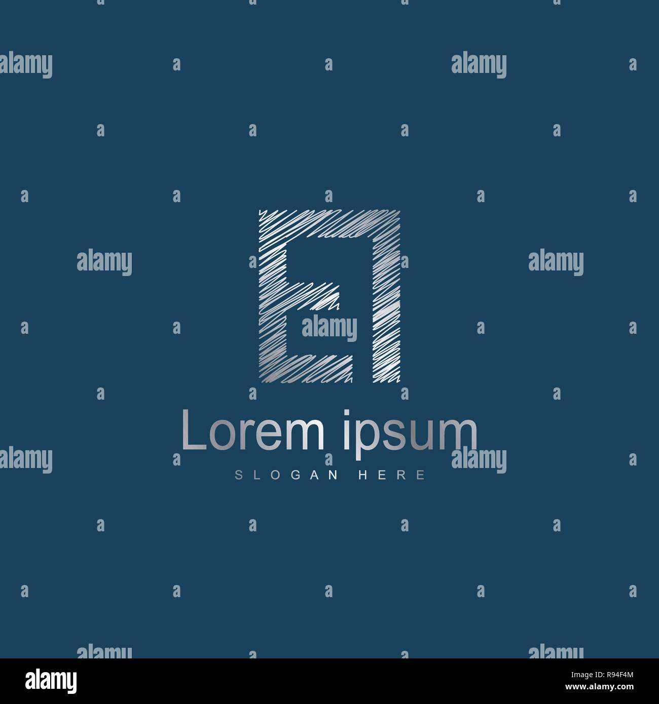 Initial Letter EI Logo Template Vector Design Stock Vector Image & Art ...