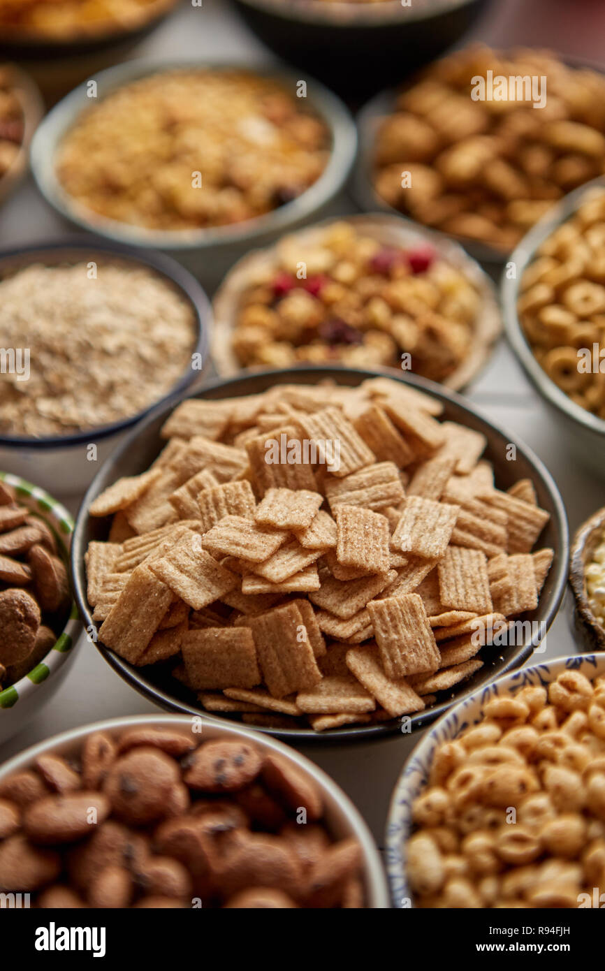 Different kinds breakfast cereal hi-res stock photography and images ...