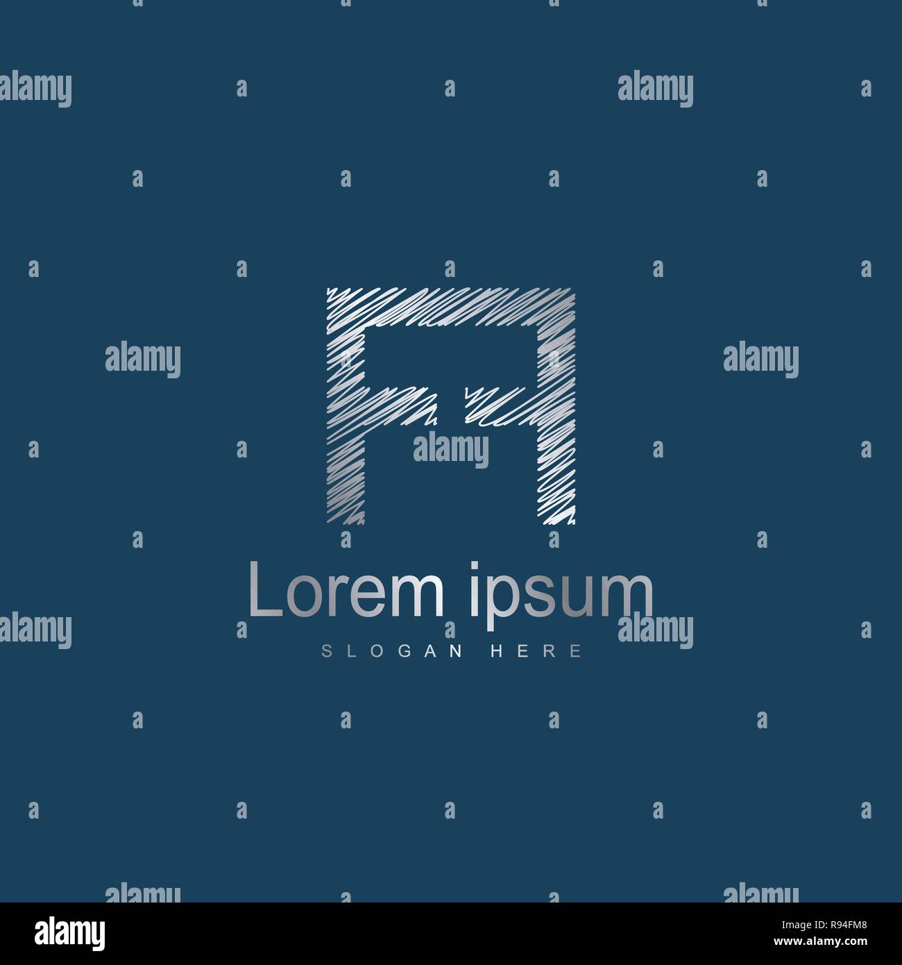 Initial Letter FF Logo Template Vector Design Stock Vector Image & Art ...