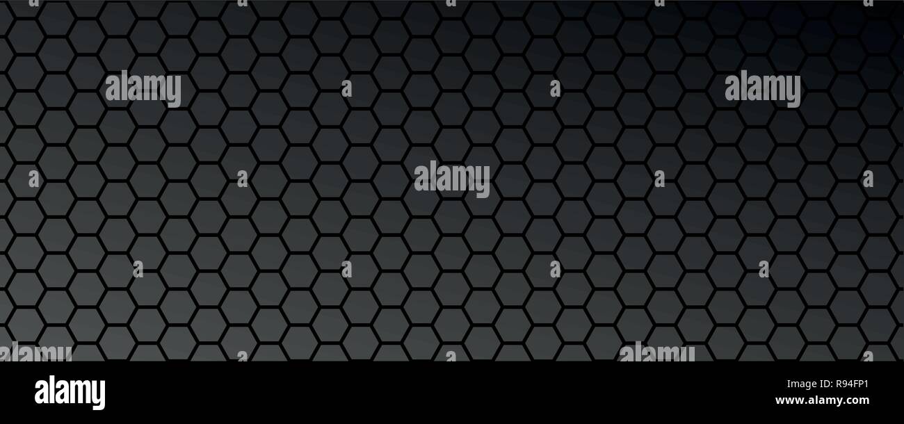 grey dark honeycomb background vector illustration EPS10 Stock Vector ...