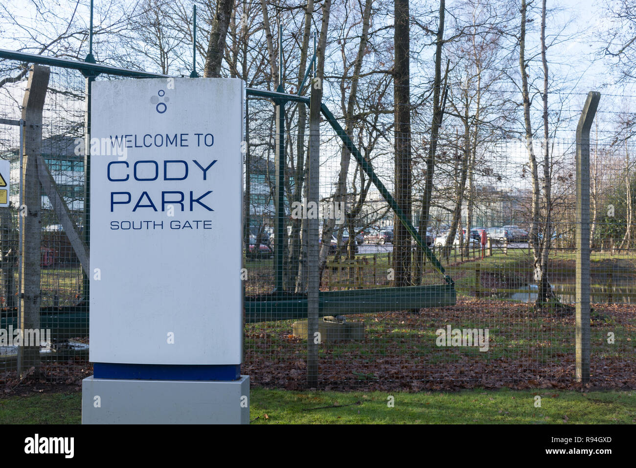 Cody Technology Park - sign outside the campus in Farnborough ...