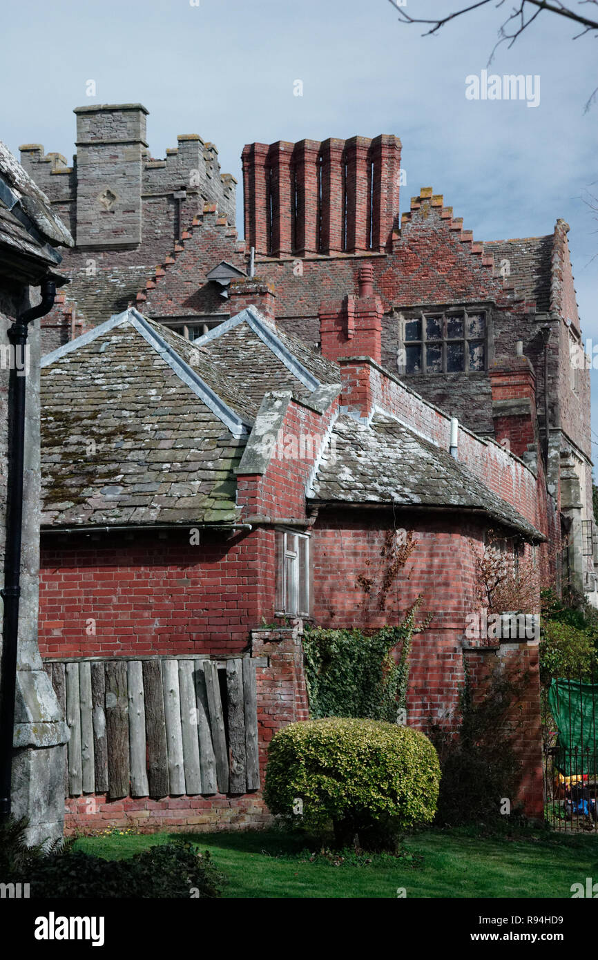 Welsh Marshes and Glastonbury Stock Photo - Alamy