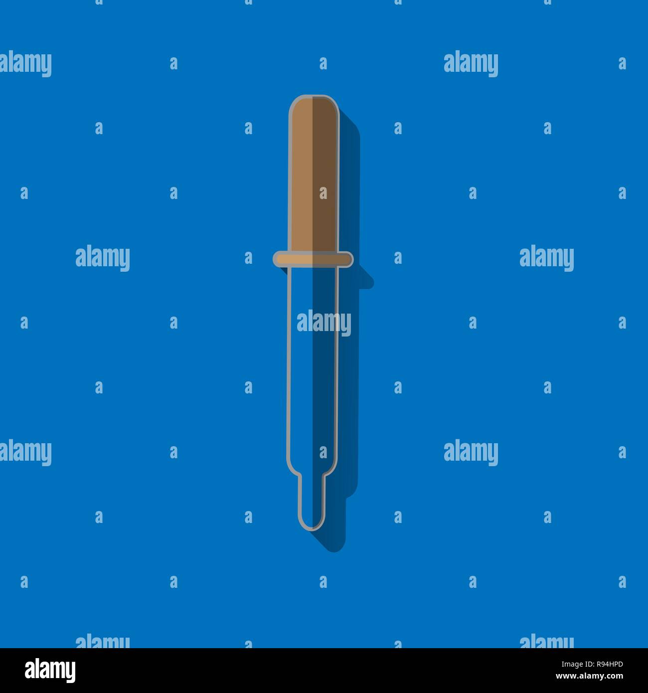 Pipette icon isolated on white background. Element of medical ...