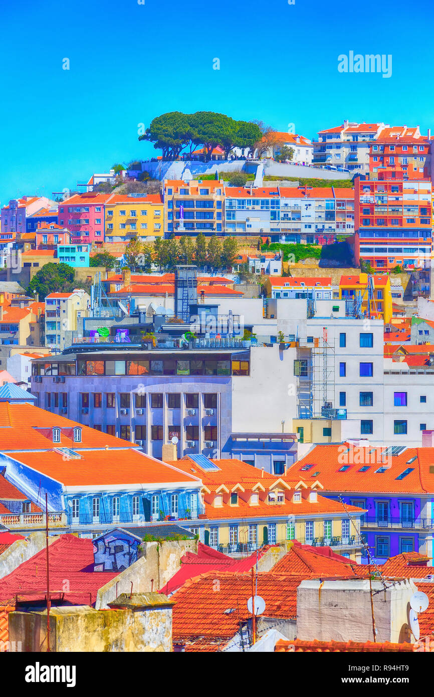 Lisbon aerial view popular hi-res stock photography and images - Alamy