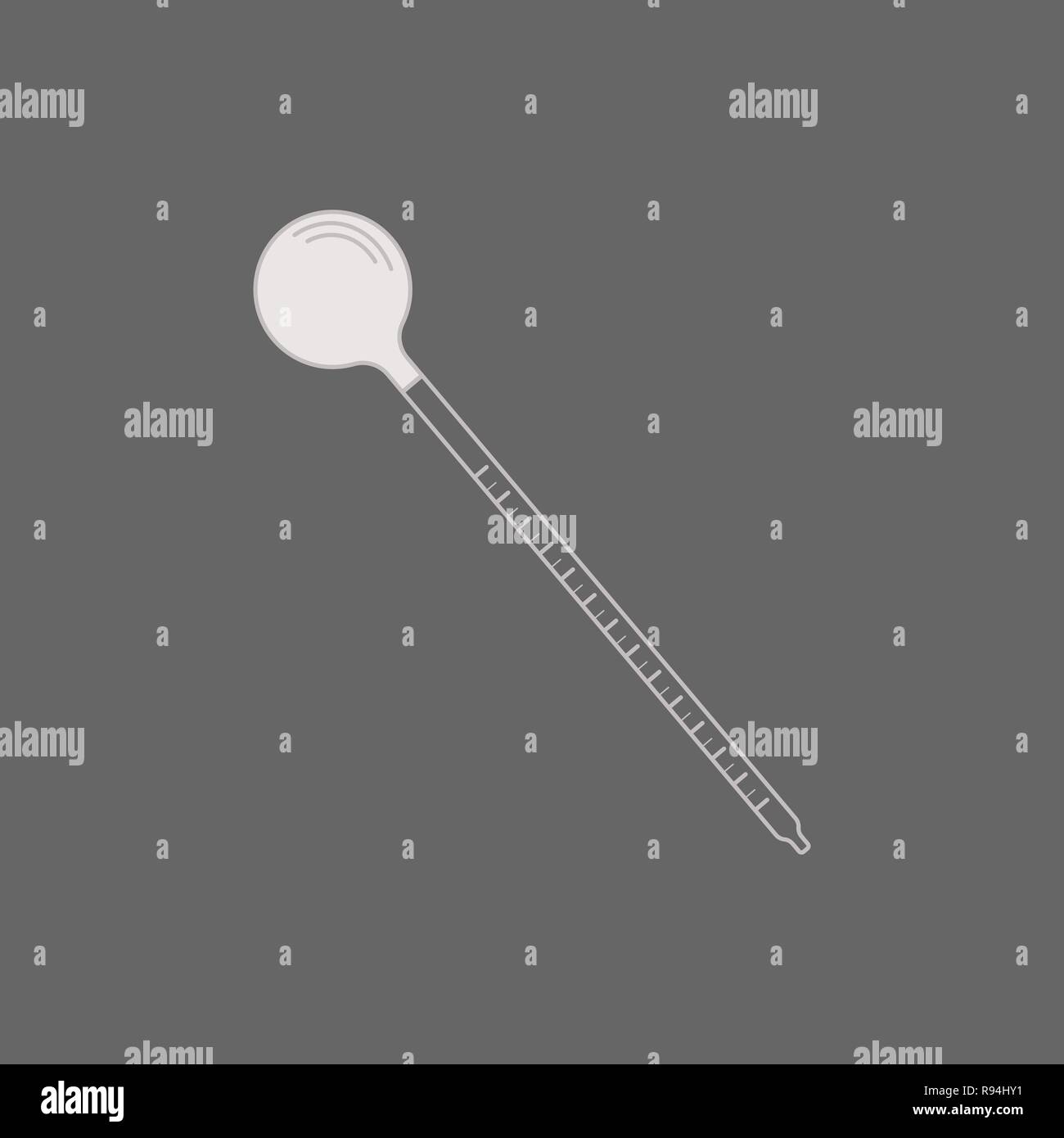 Pipette icon isolated on background. Microchemistry Pipets Element of ...