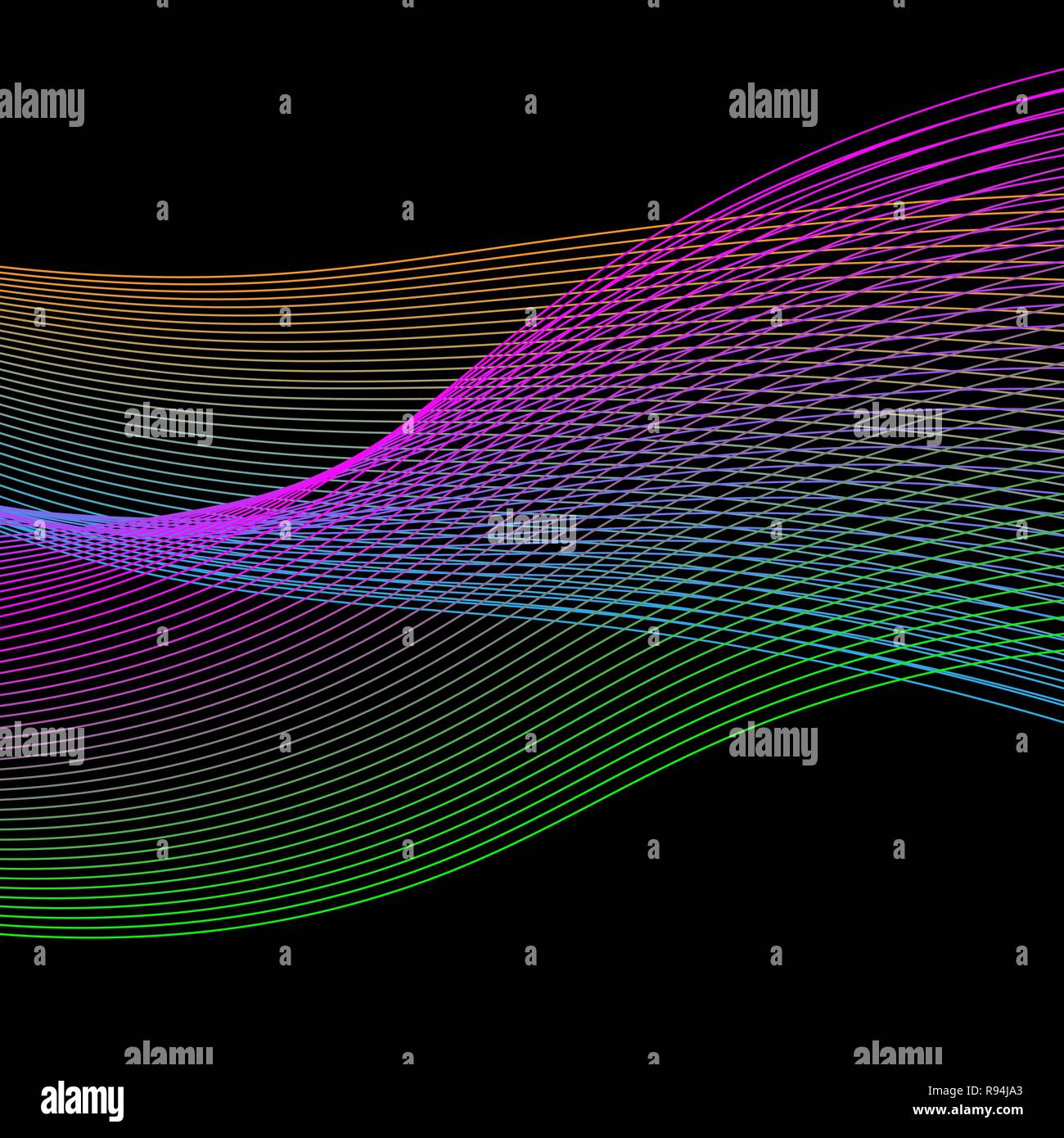 neon color abstract gradient linear background. bright print Stock ...