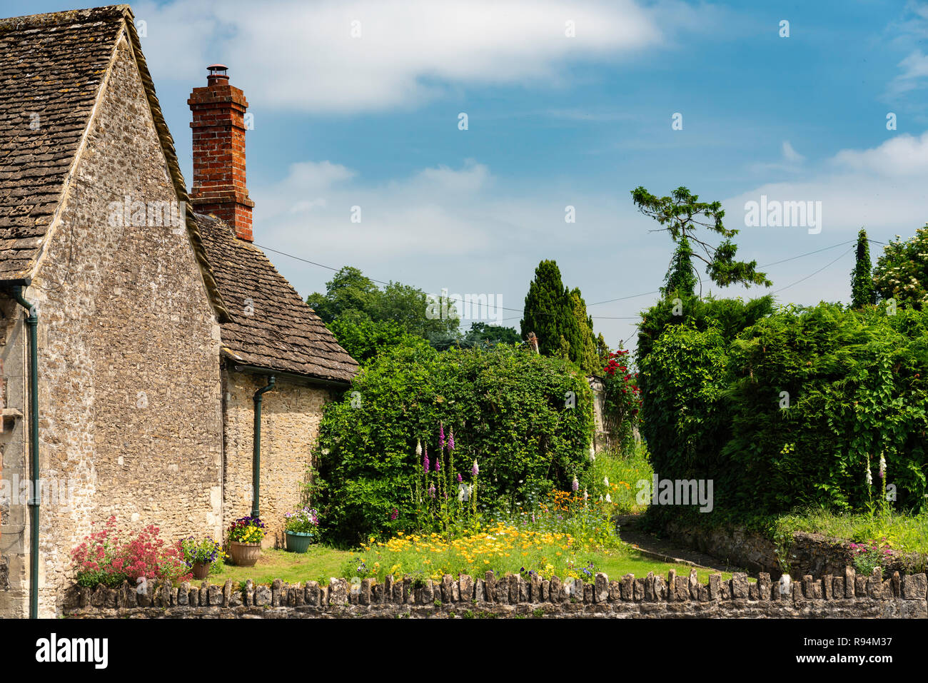 Historic houses and buildings in the medieval village of Lacock ...