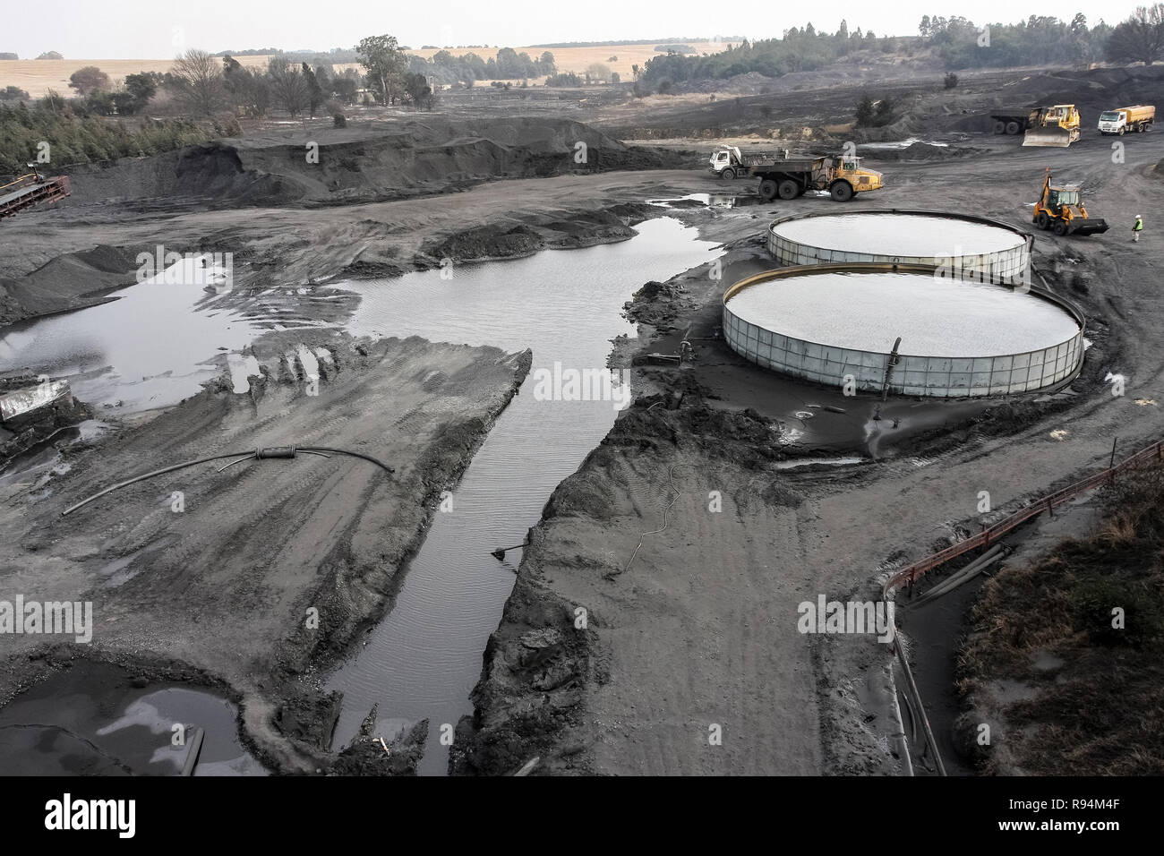 South africa open pit coal mine hi-res stock photography and images - Alamy