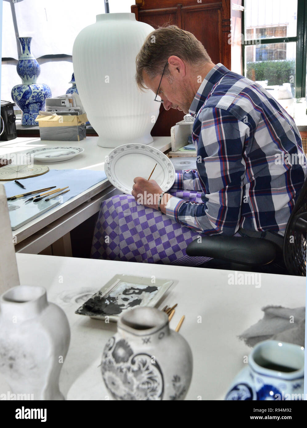 Delft Painter High Resolution Stock Photography and Images - Alamy
