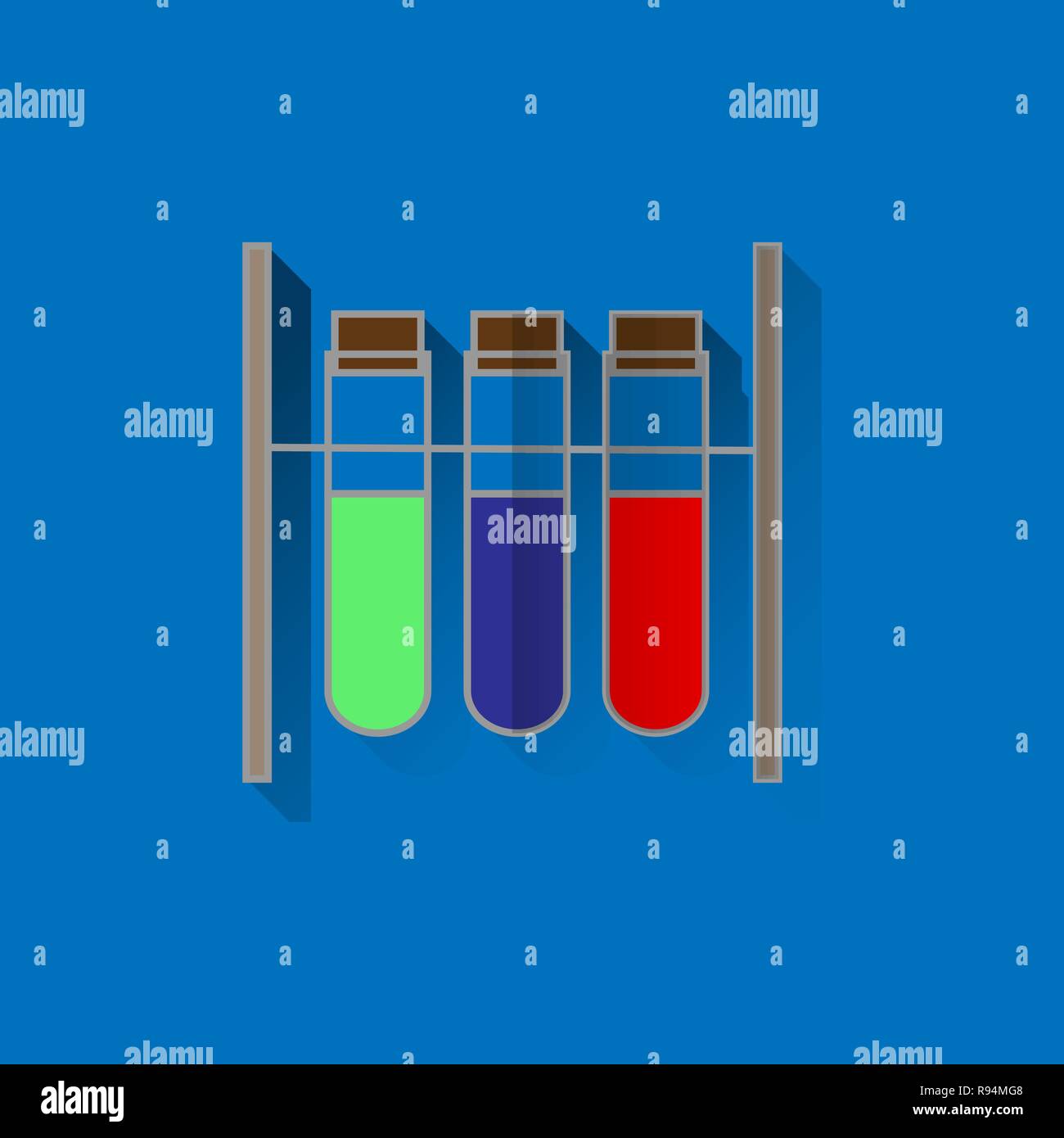 test tube icon, laboratory vector, test tube rack 10 eps Stock Vector ...