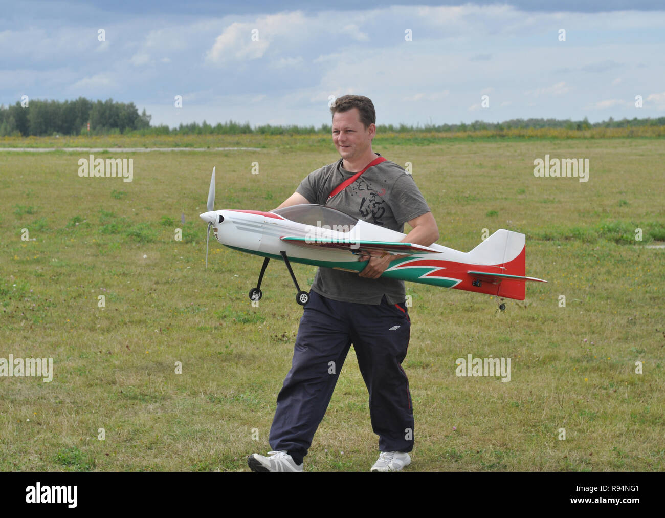 Vladimir, Russia. 11 August 2012. Airfield Semyazino. Competitions in ...