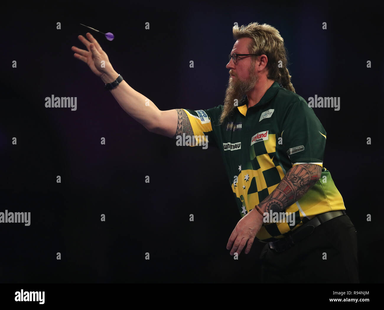 Simon Whitlock during day seven of the William Hill World Darts ...