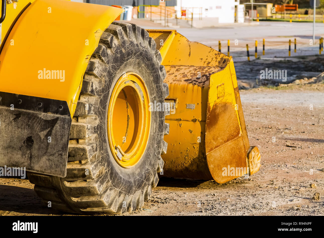Orange front end loader construction hi-res stock photography and ...