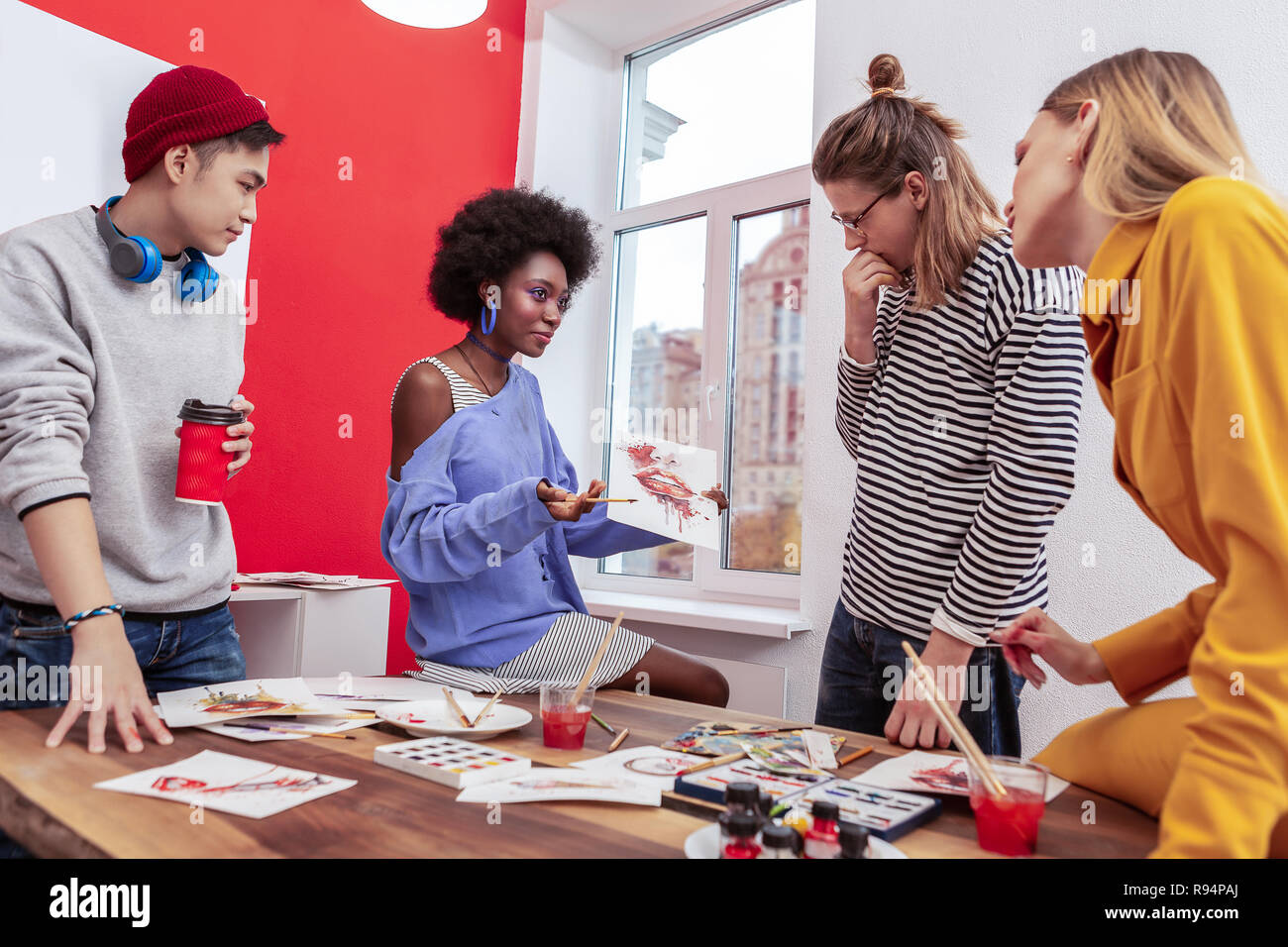 Creative hipsters team business office hi-res stock photography and ...