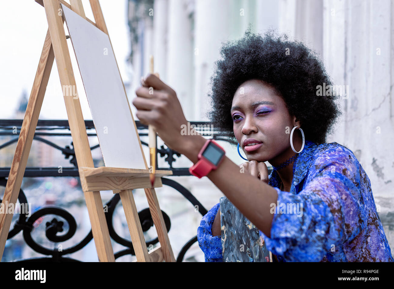 Painter Outside Schec