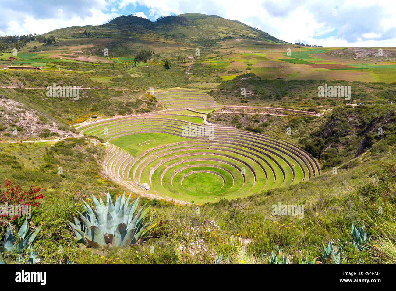 Moray, Sacred Valley of Peru Stock Photo - Alamy