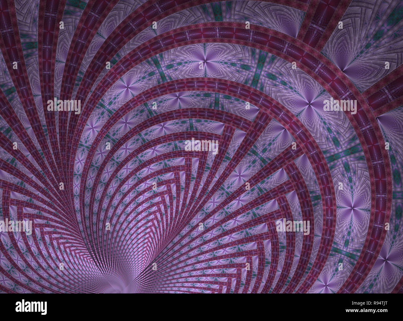 Circle ornament pattern decoration design background. Surrealistic ...