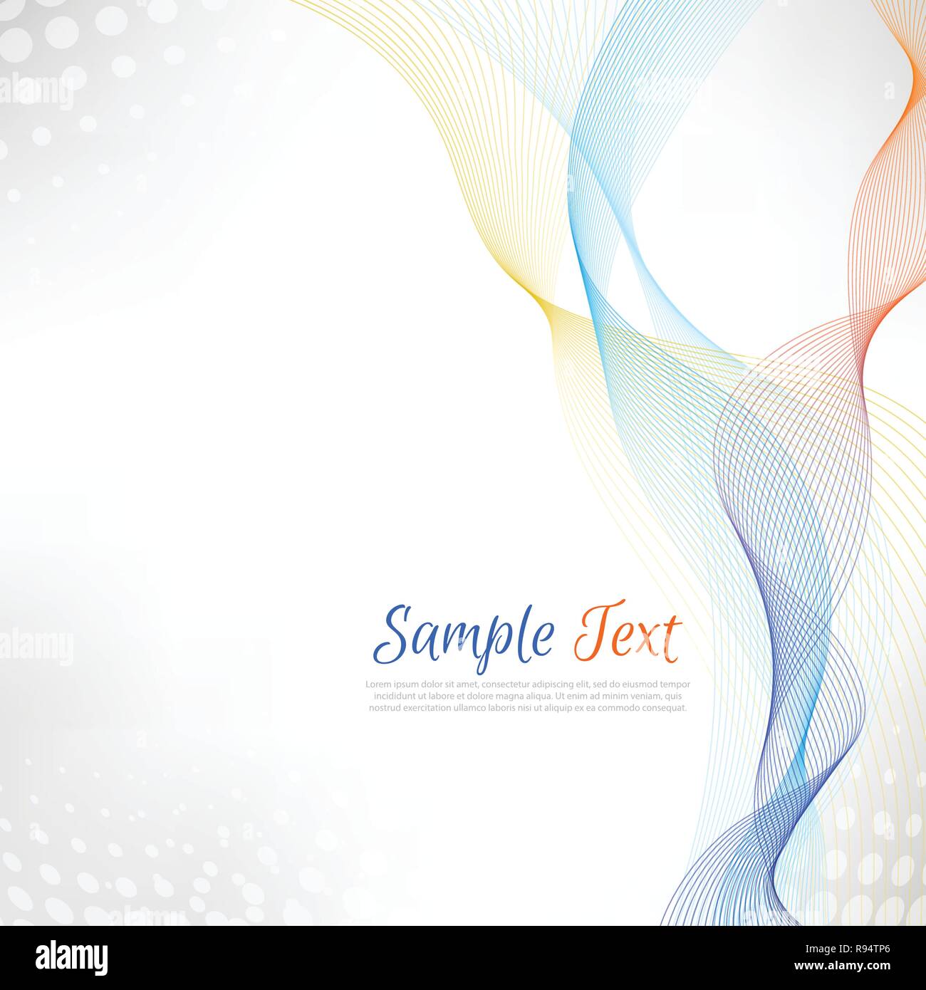 Elegant abstract smooth speed wave with modern stream background. Vector, illustration, eps10 ...