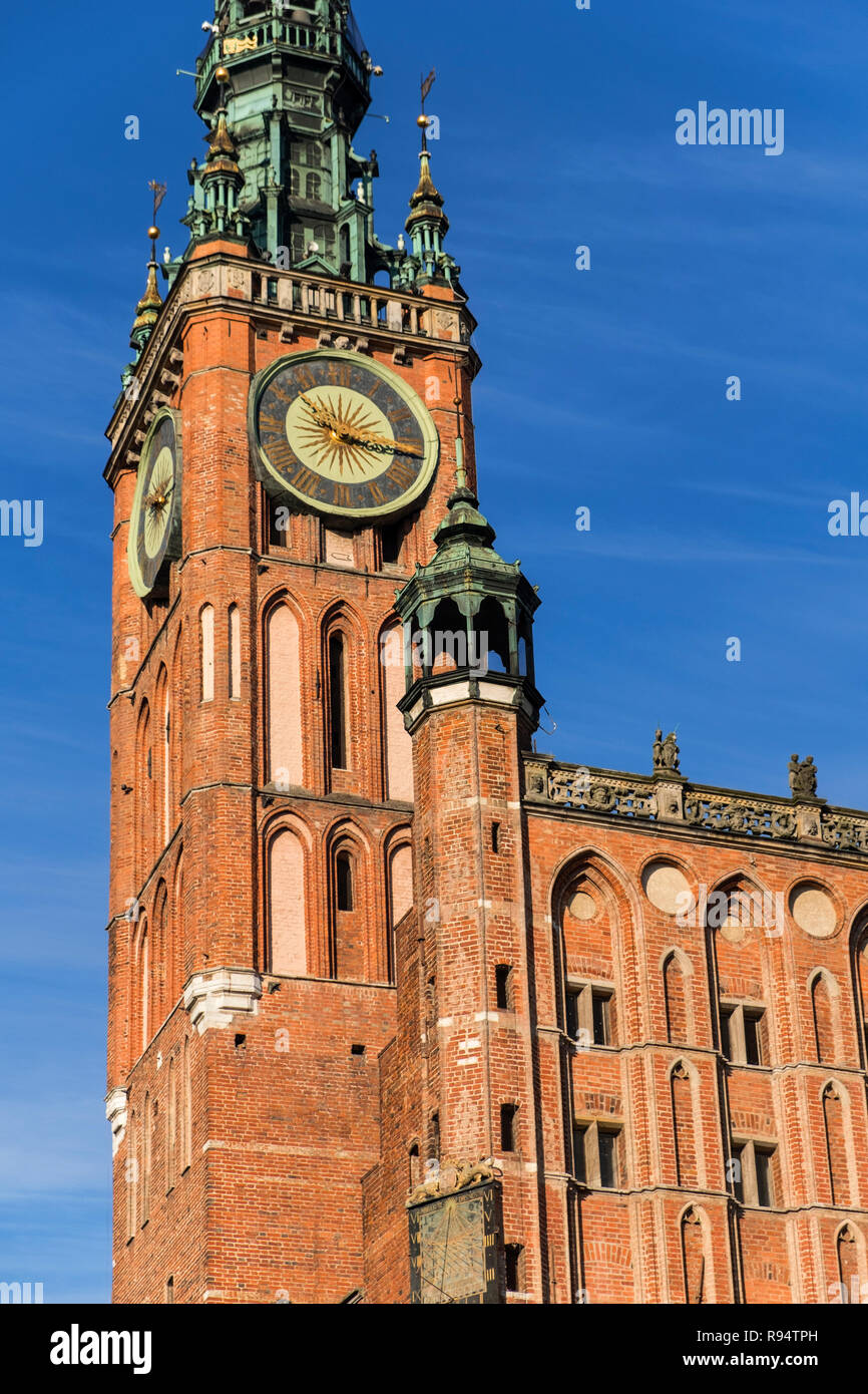 Town Hall tower Gdańsk Poland Stock Photo - Alamy