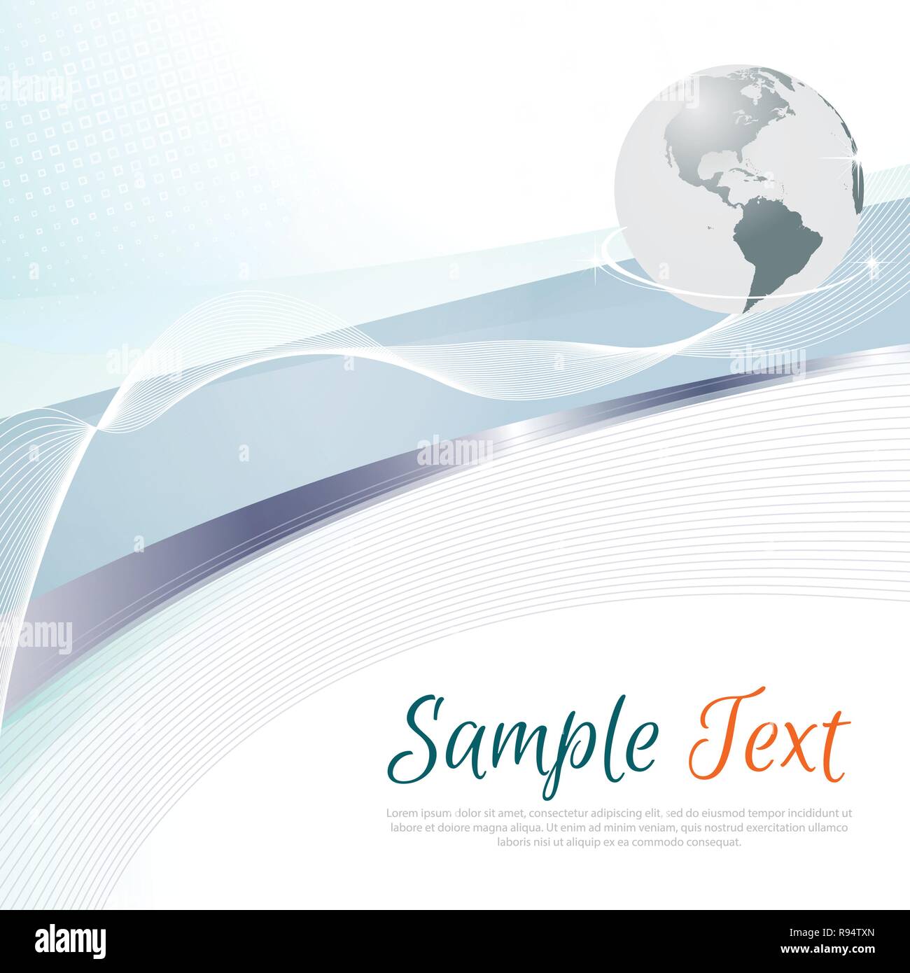 World Map with Abstract Background. Vector, illustration, eps10 Stock ...