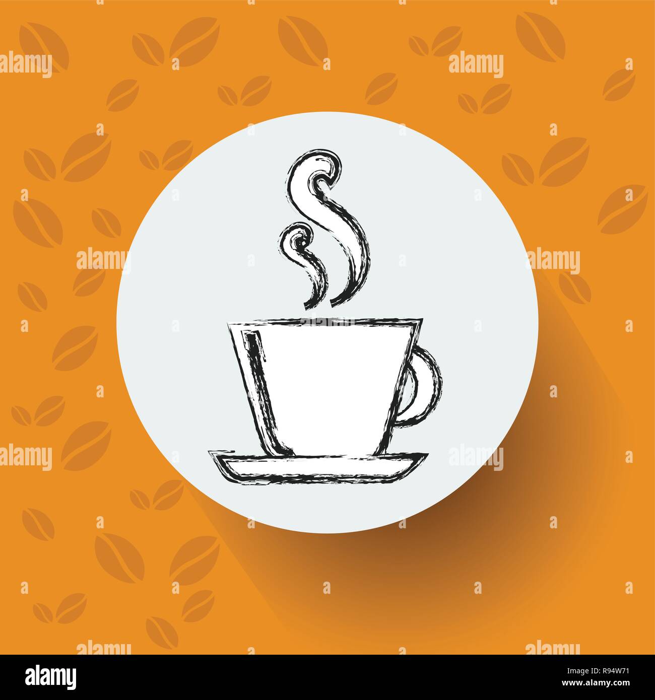 Hand drawn cafe drink Stock Vector Images - Alamy